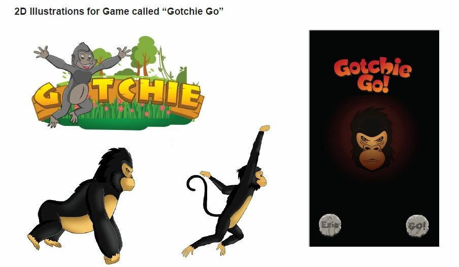 ArtStation - Gotchie game characters