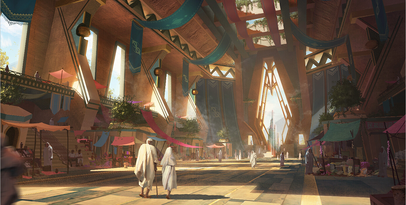 ArtStation - The exchange square