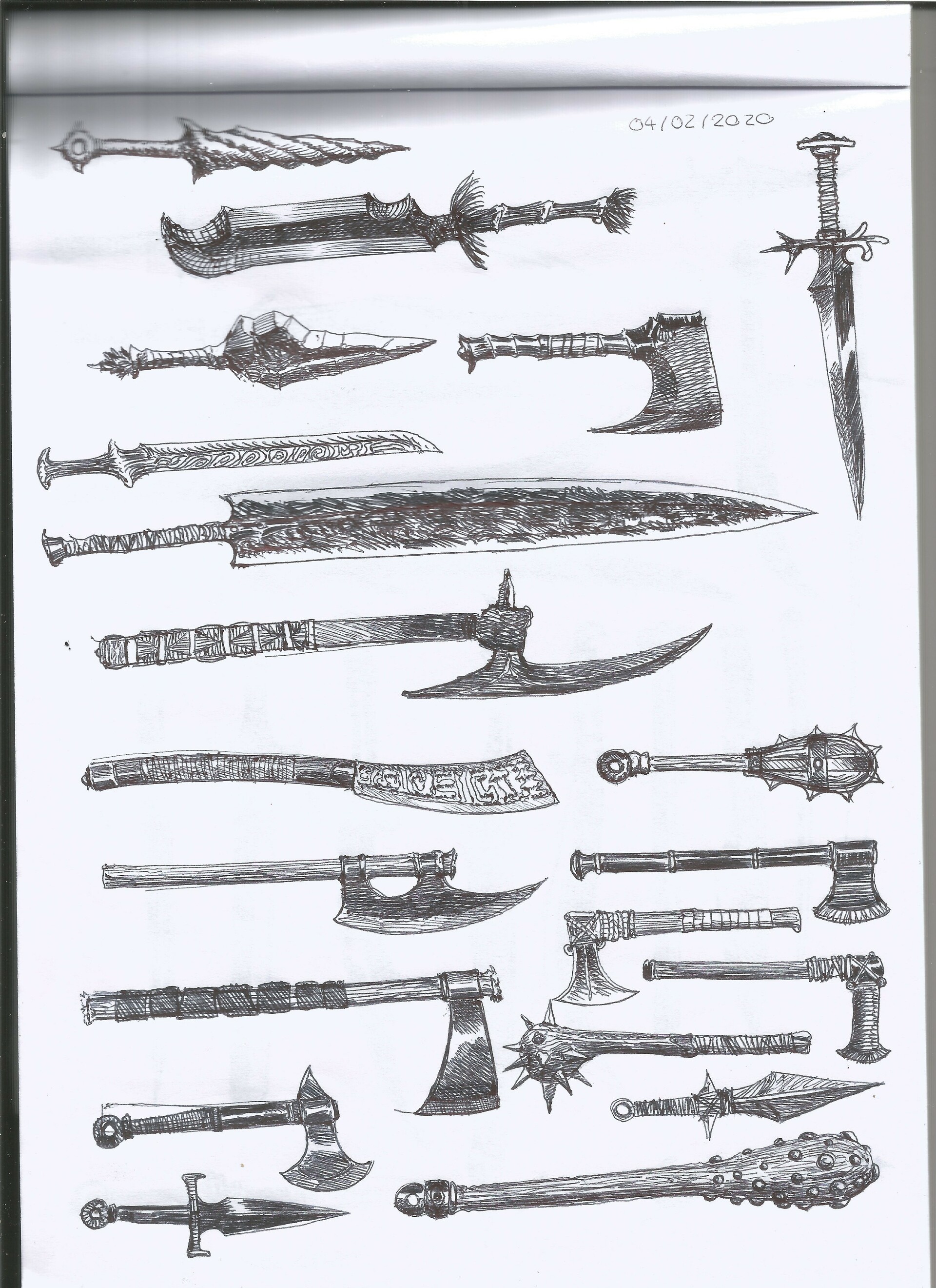 ArtStation - Ballpoint pen Weapon Concepts