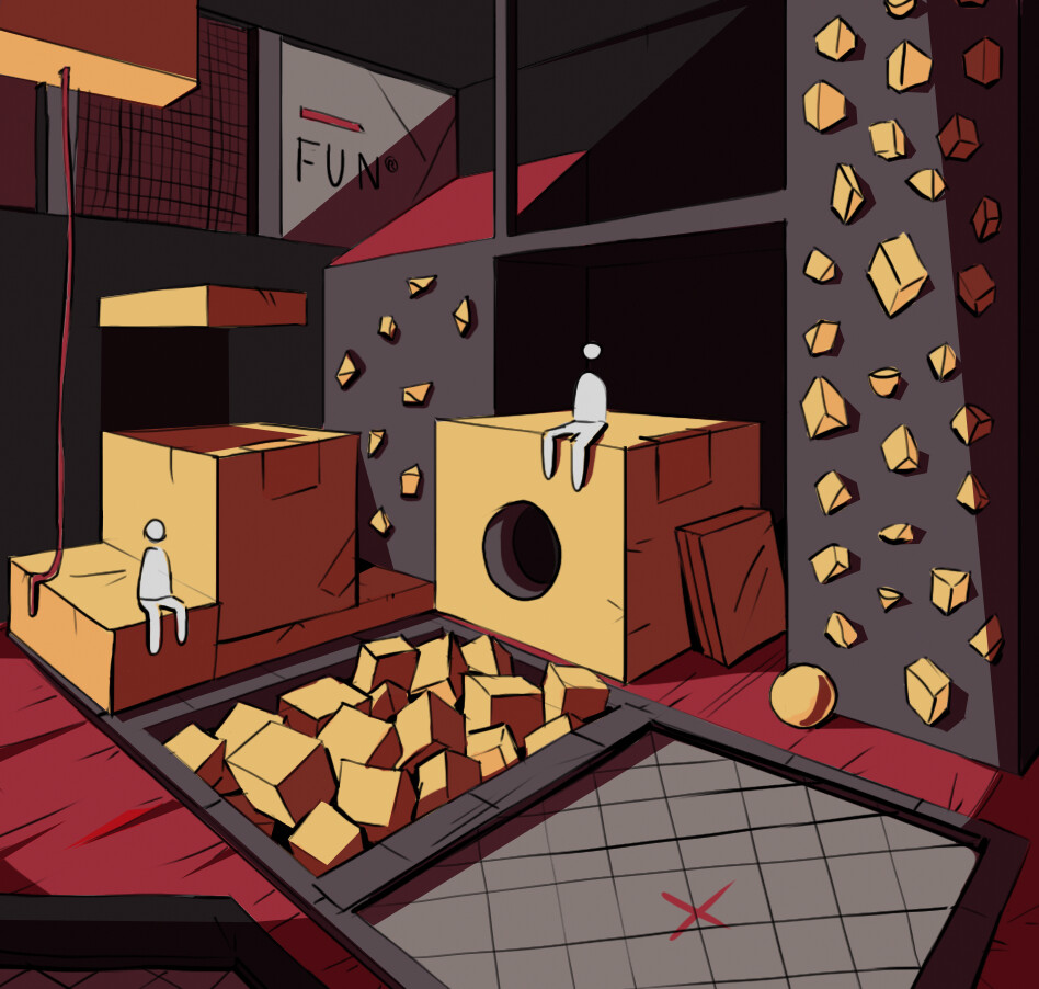 ArtStation - trampoline park