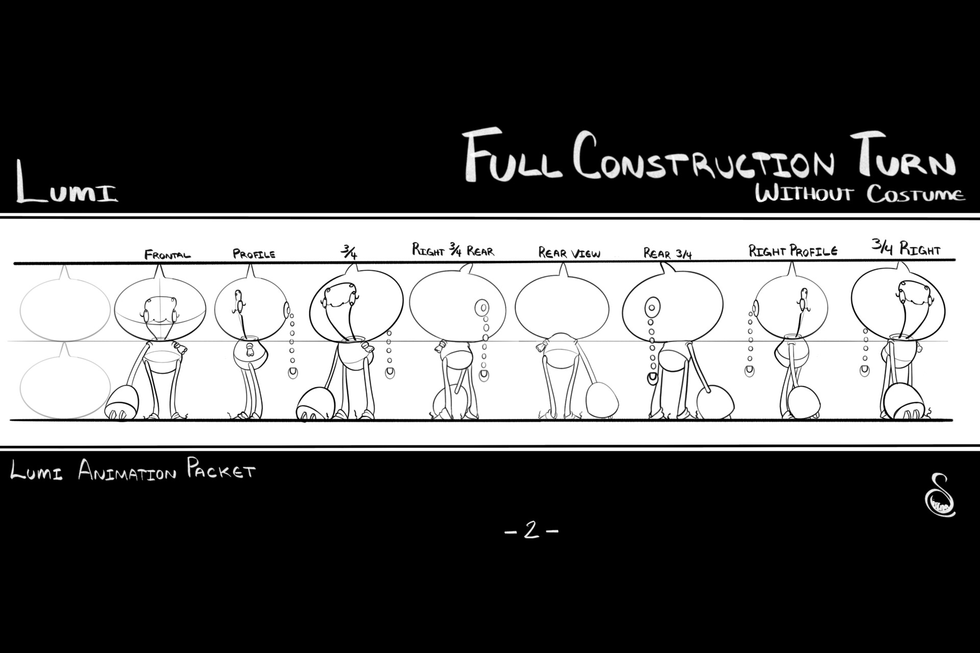 ArtStation - Lumi - Character Turnaround