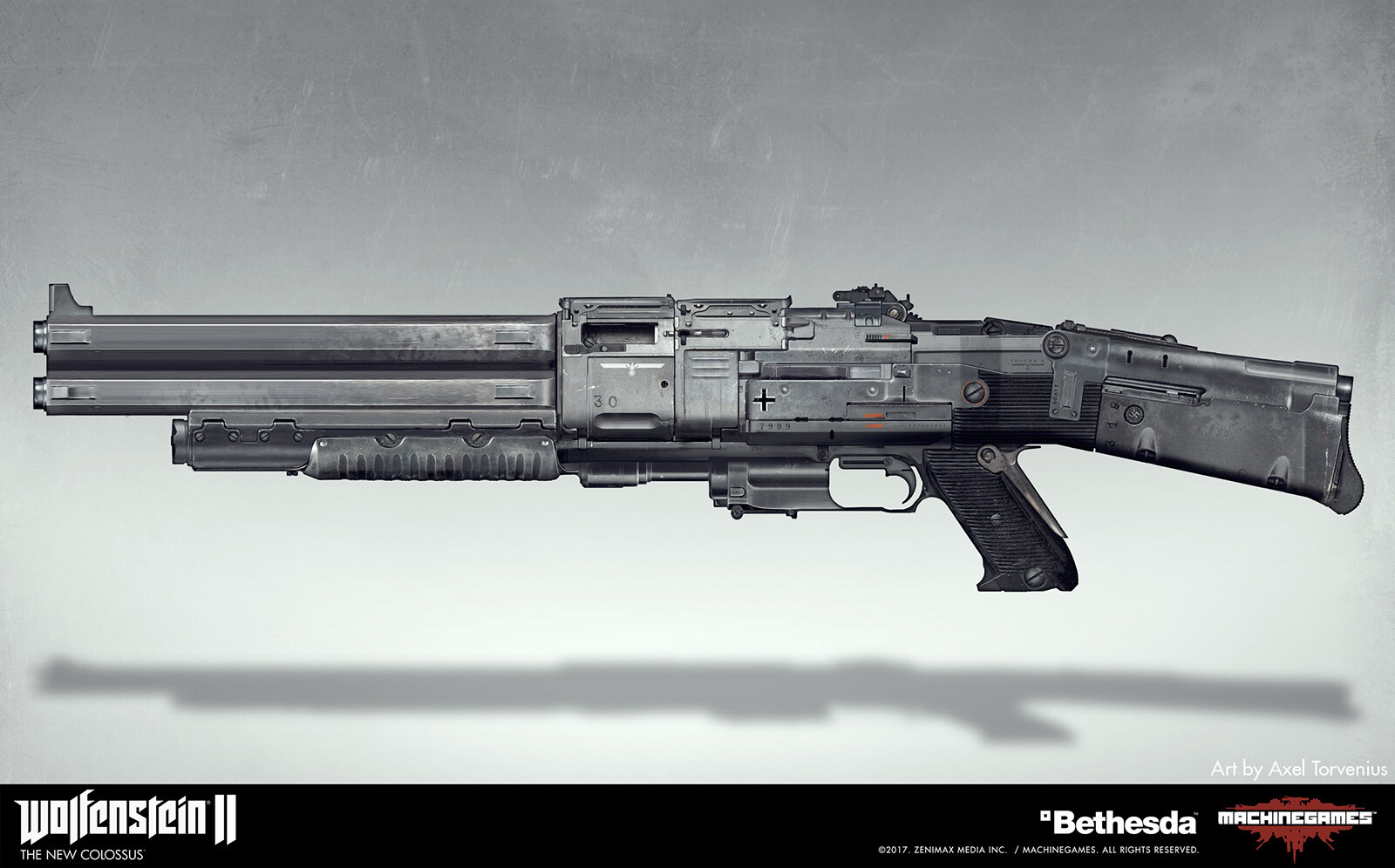 Axel Torvenius - Concept Art Wolfenstein The New Colossus - Schockhammer