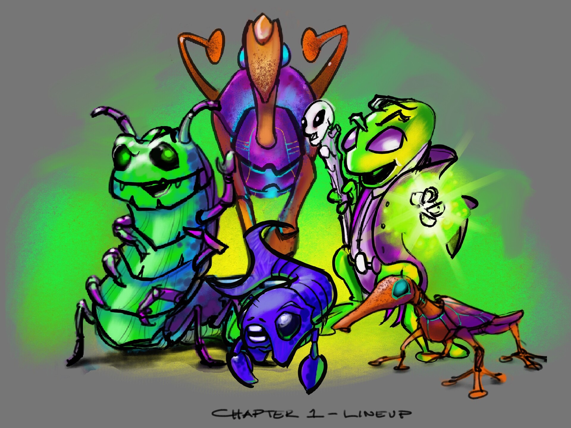 ArtStation - Complete Chapter 1 Character lineup