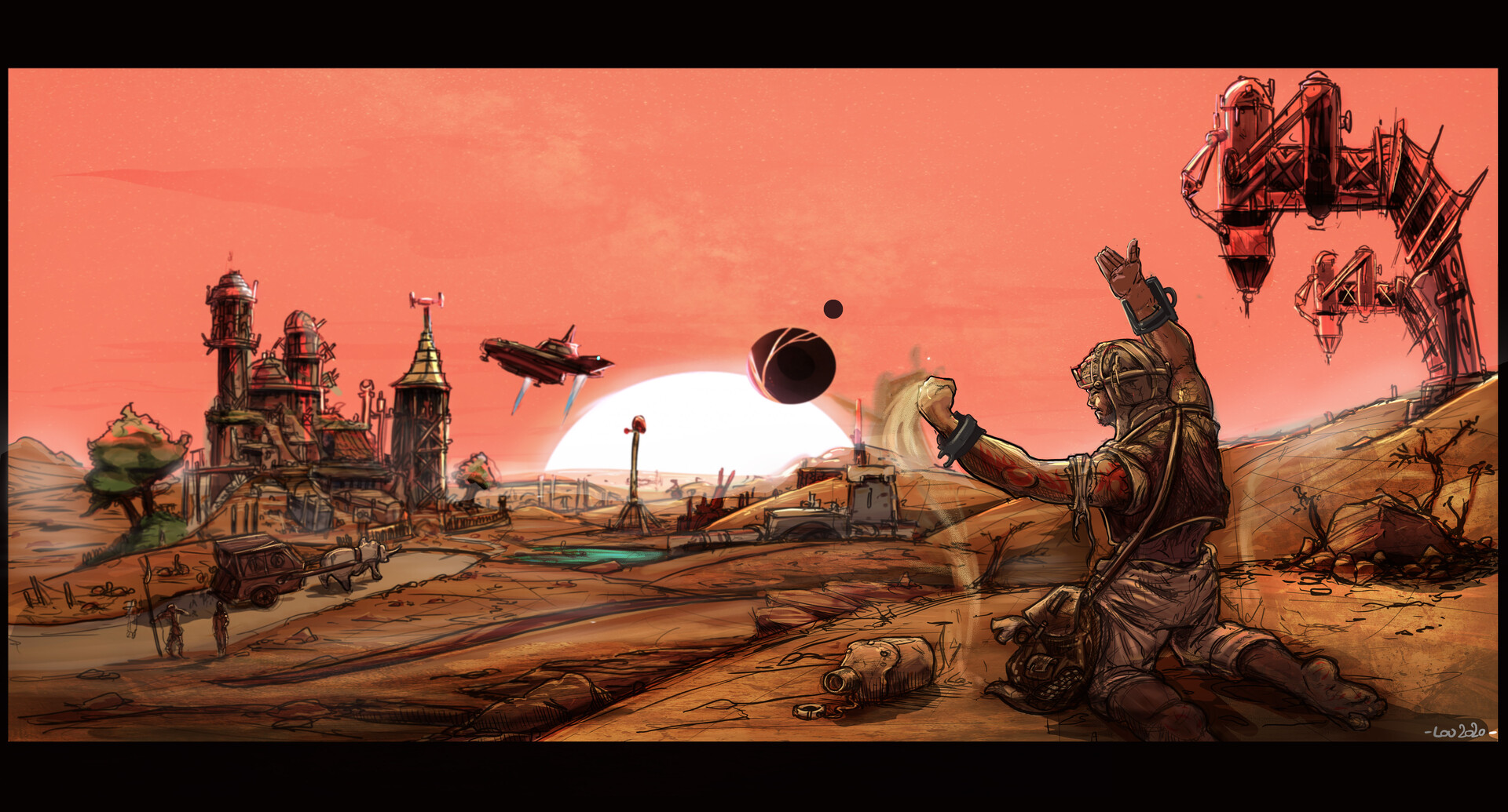 ArtStation - Desert walking
