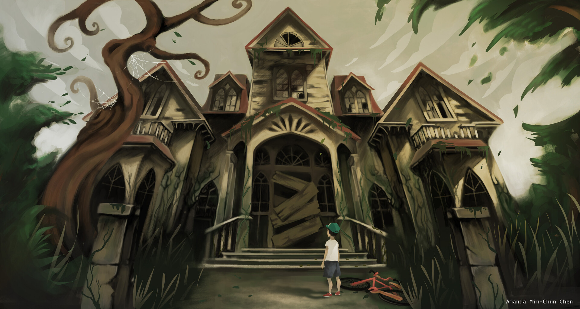 ArtStation - The haunted house