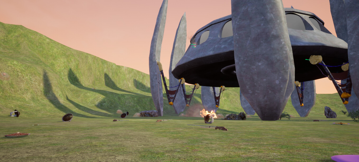 ArtStation - School Project: Aliens and Scotland