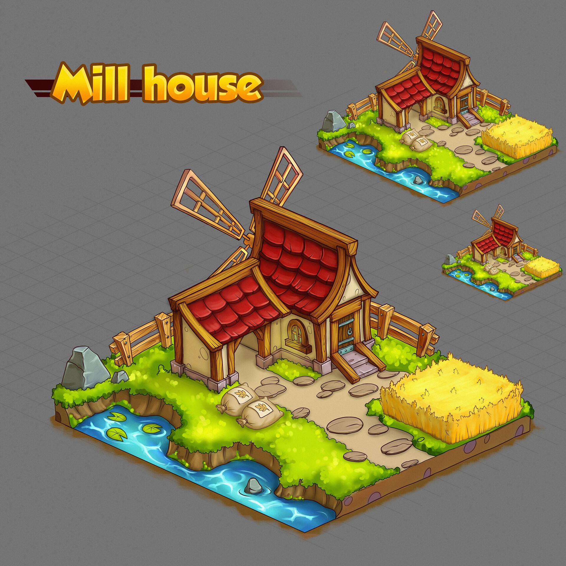 ArtStation - Mill house