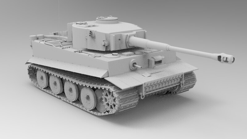 ArtStation - Tank - Tiger 131