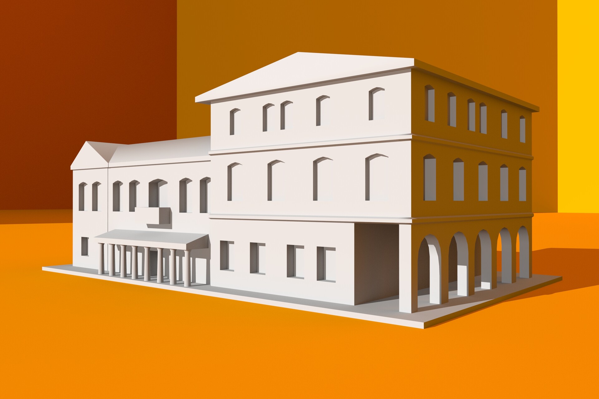 Alexander Gerhards - Imaginary Cityscapes and Buildings I: Roman Period