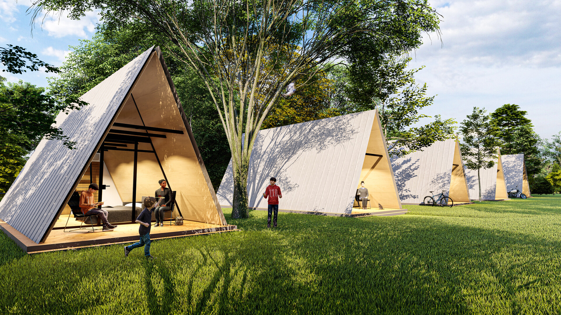 ArtStation - A Frame Cottages