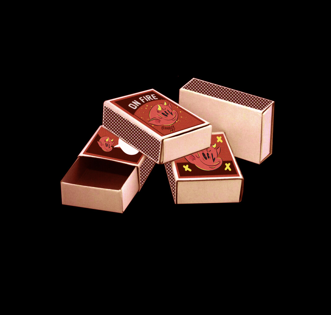 Another Nat - Matches Sticker Design