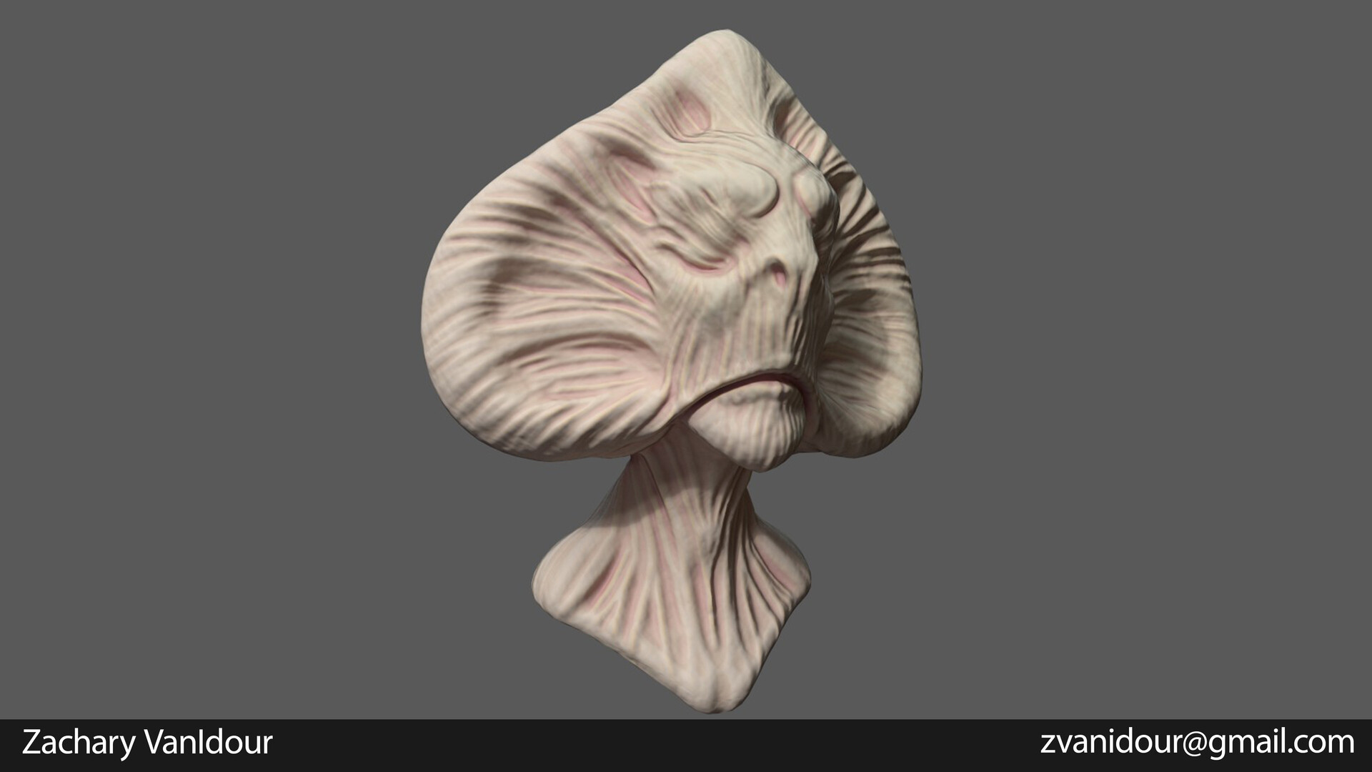 ArtStation - Alien Scholar Bust