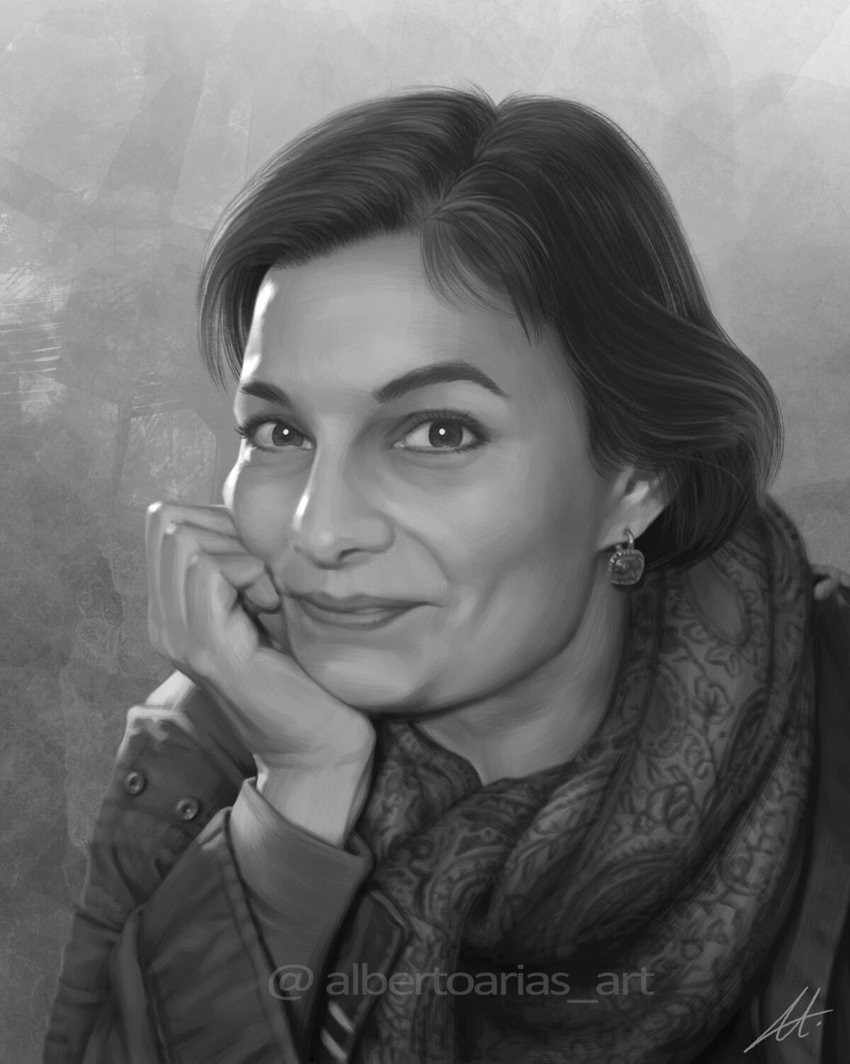 ArtStation - Woman portrait commission