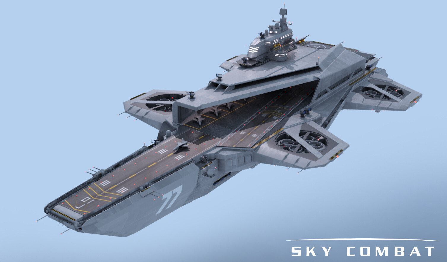 ArtStation - Concept for "Sky Combat"