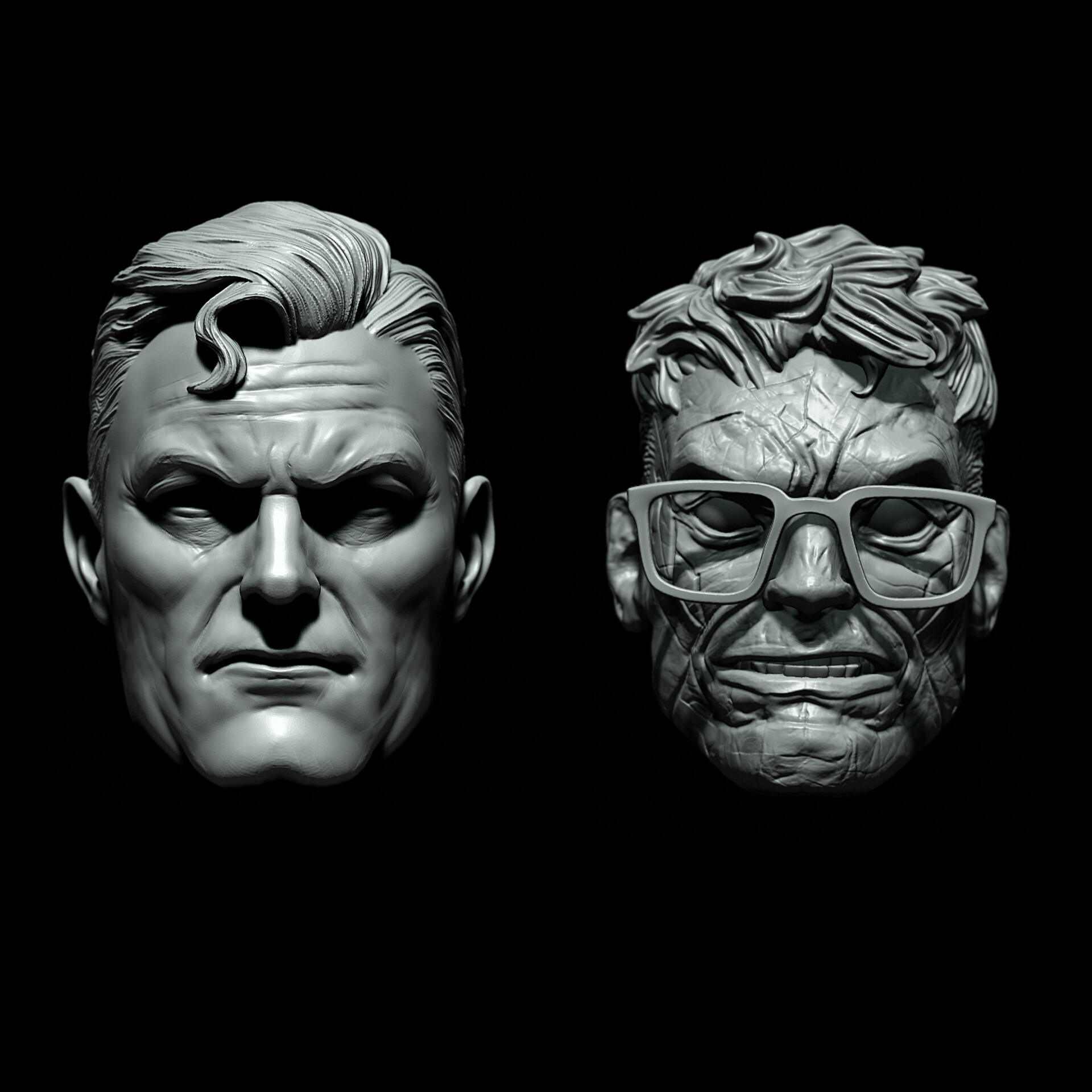 ArtStation - DC Headshot Series - Supers