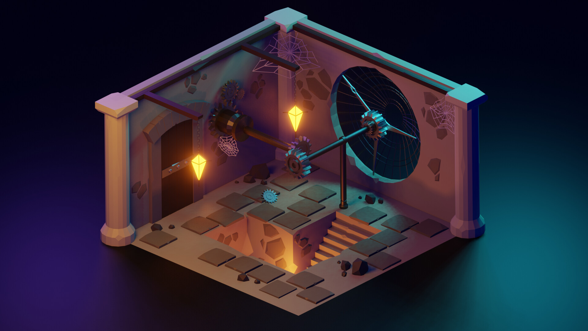 ArtStation - Inside The Clock Tower