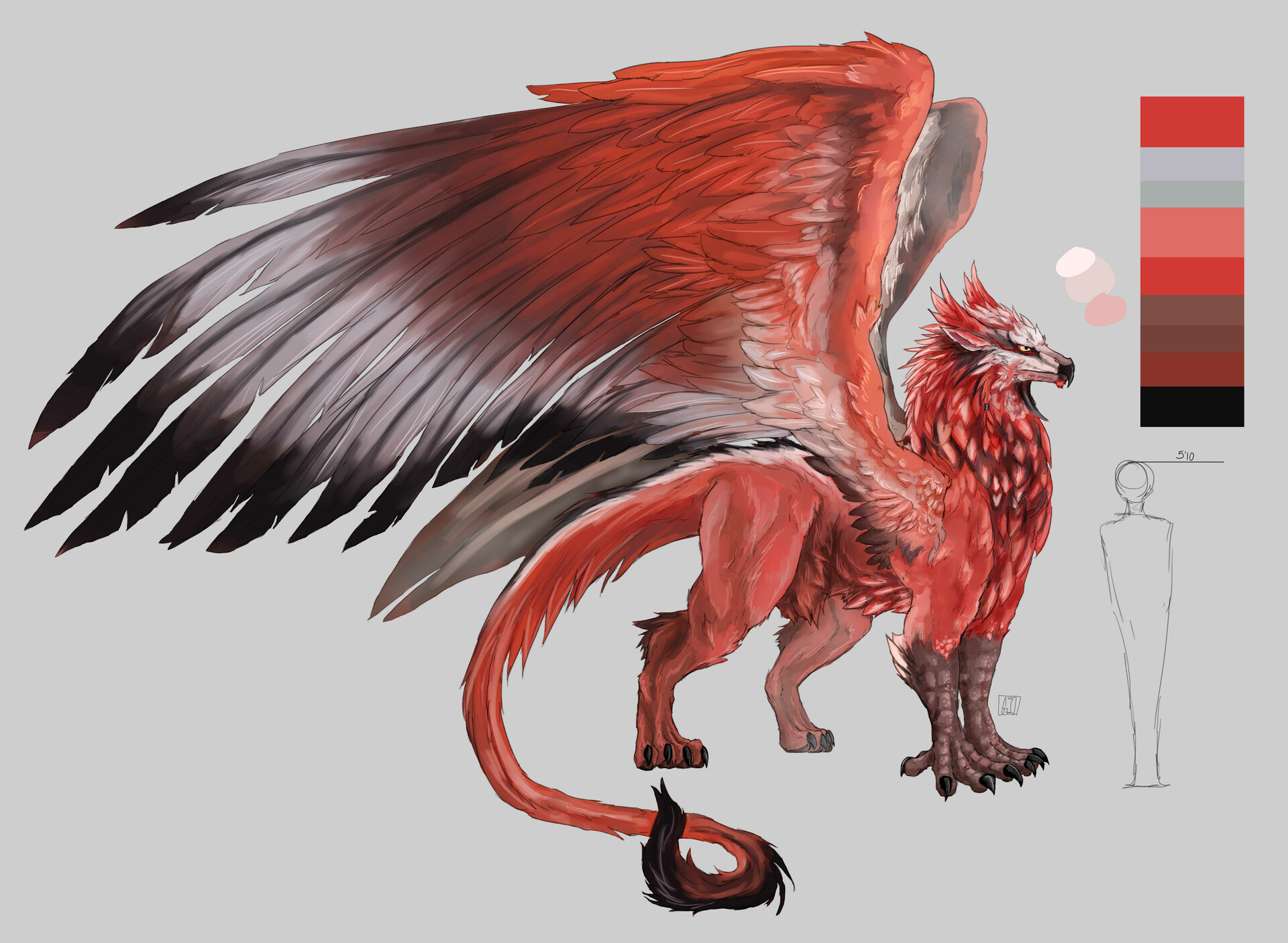 ArtStation - Nadir - Human/Griffin Refs