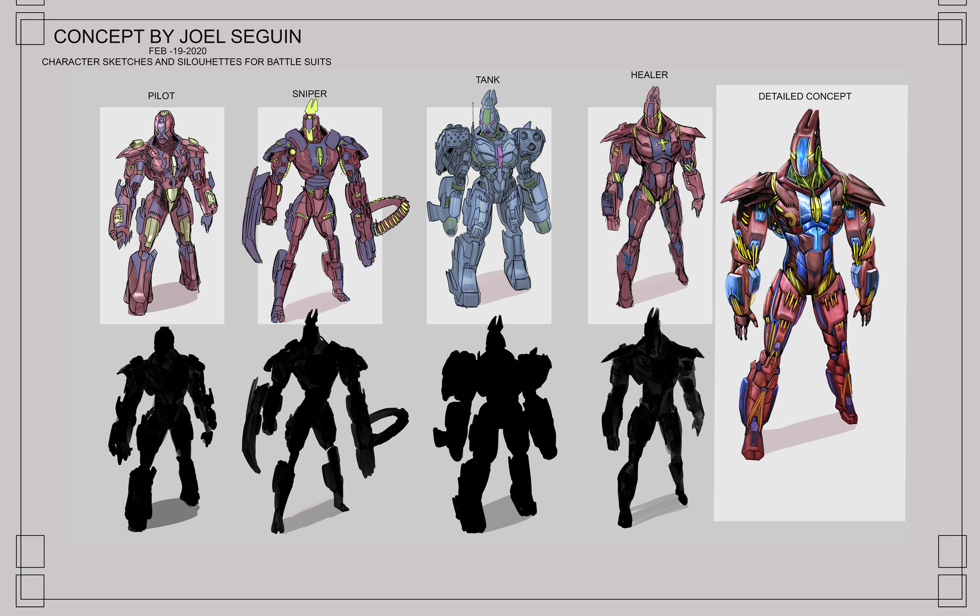 ArtStation - concept art battle bots