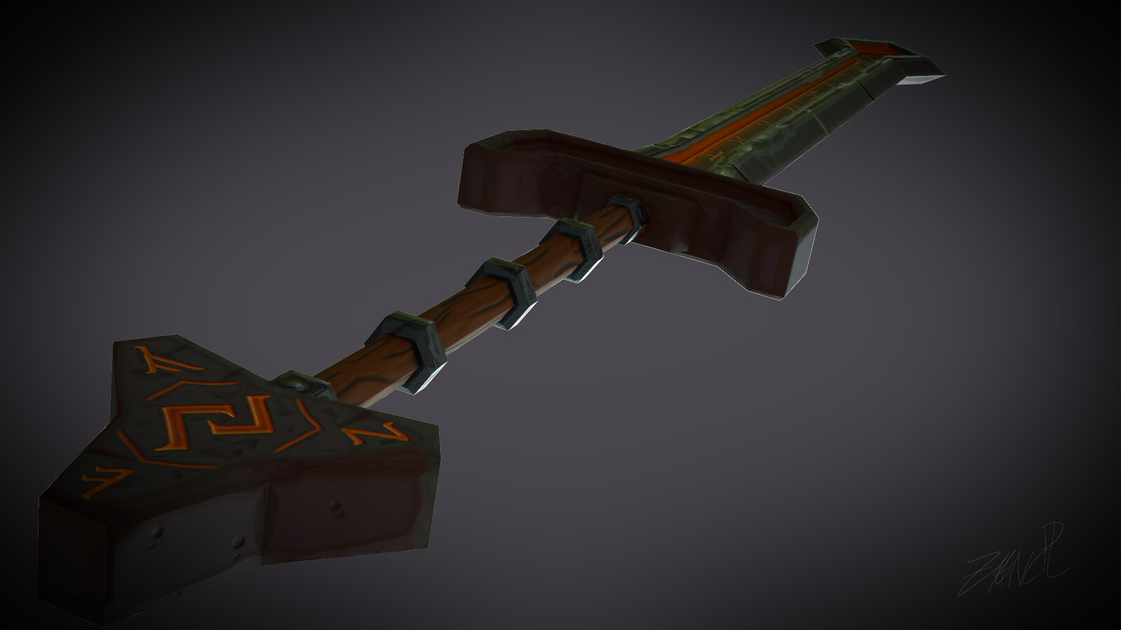 François P-Leclerc - Norse Runic Greatsword