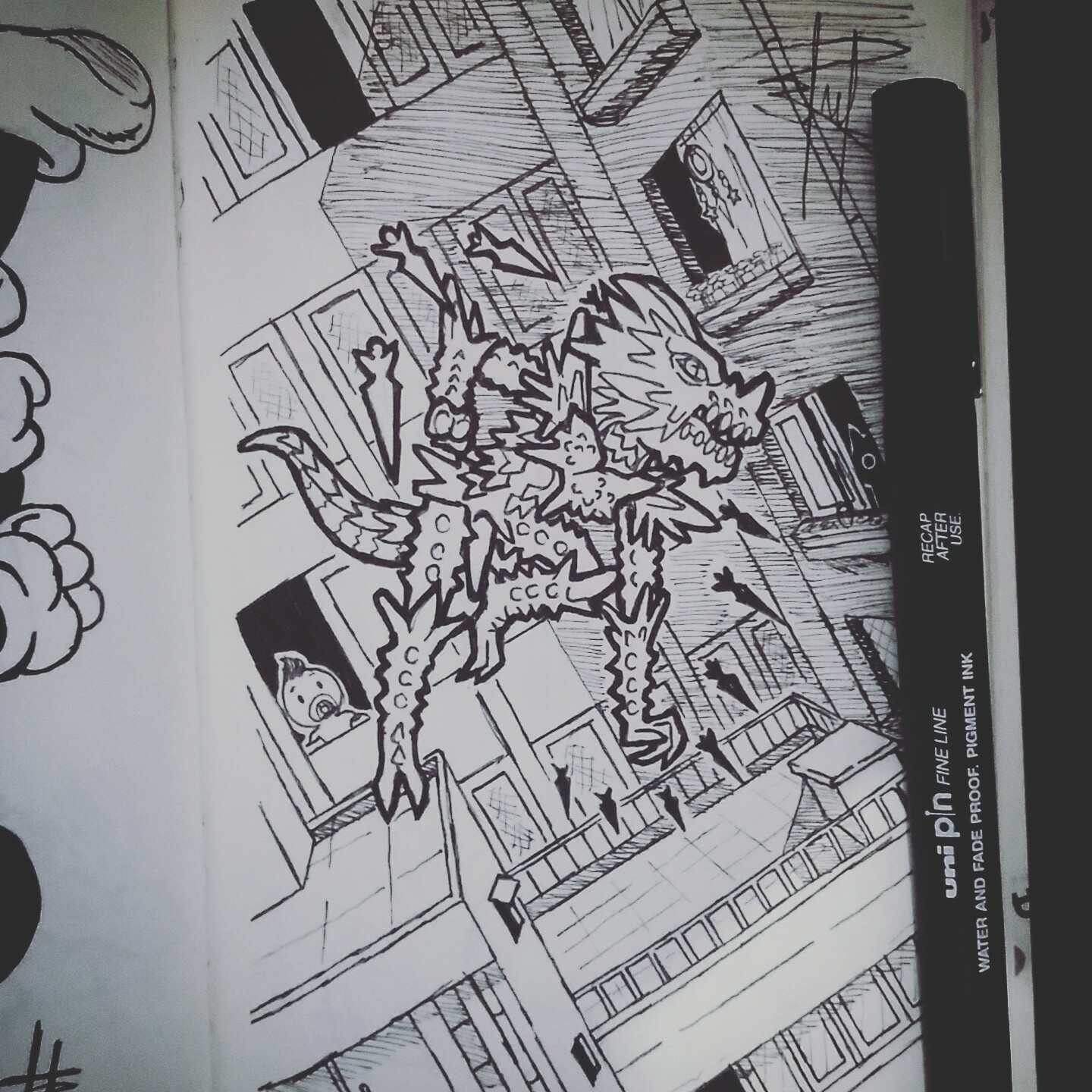 ArtStation - Daily Handmade Inktober art 2018 #25 - Attack of the Alien ...