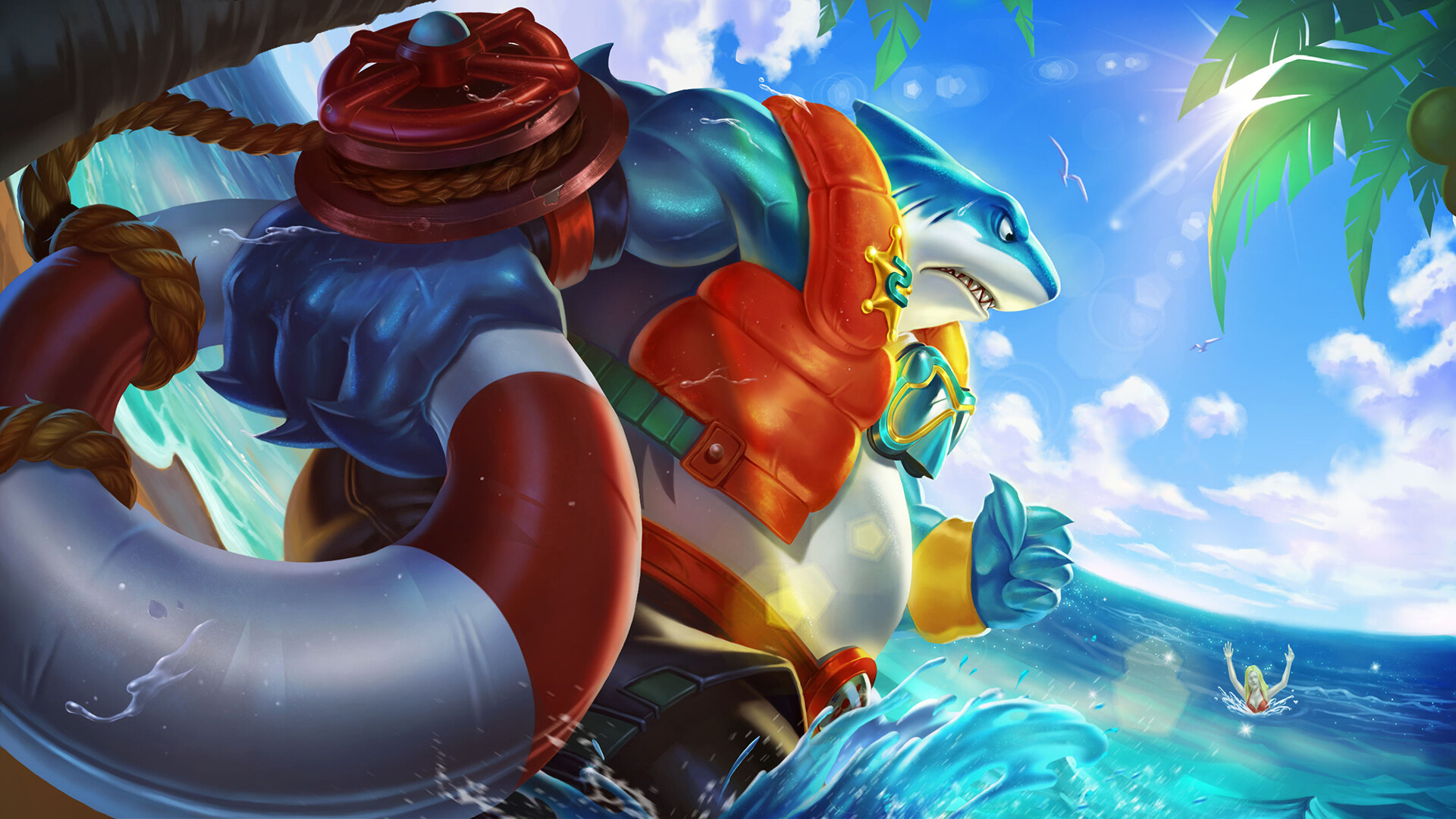 ArtStation - Beach lifeguard