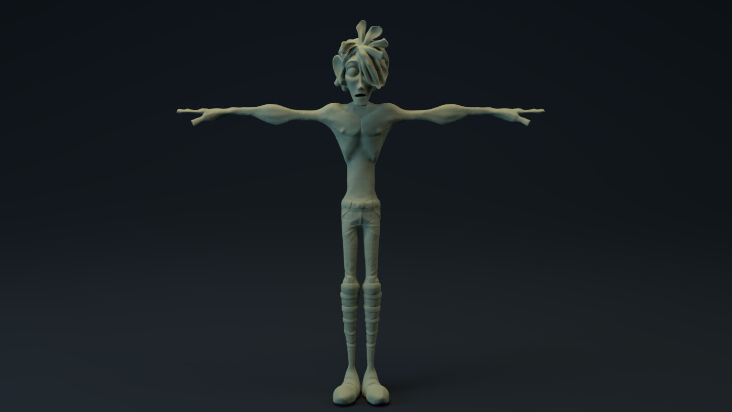 ArtStation - hi res character sculpt: Twig