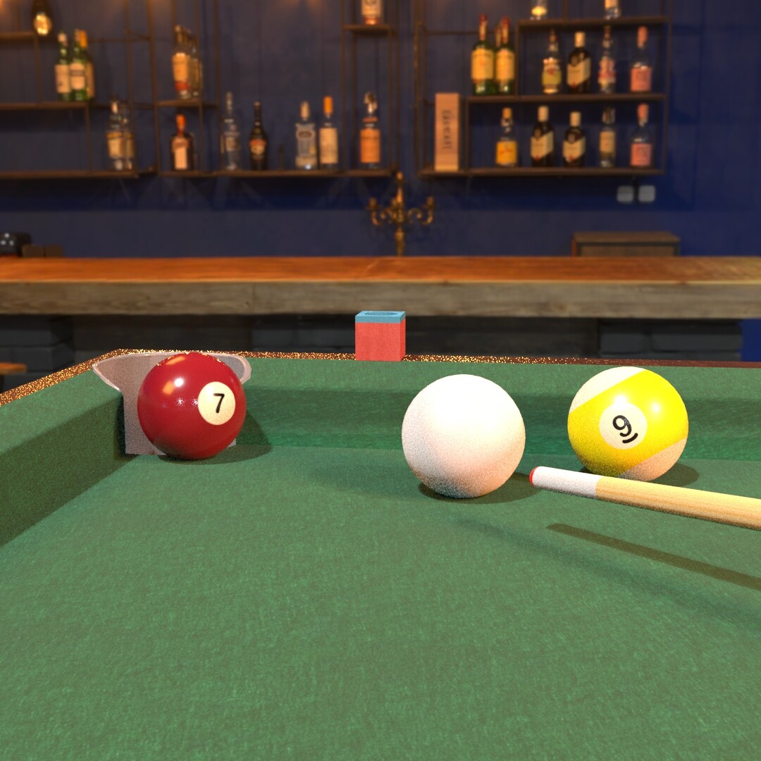 ArtStation - Pool table