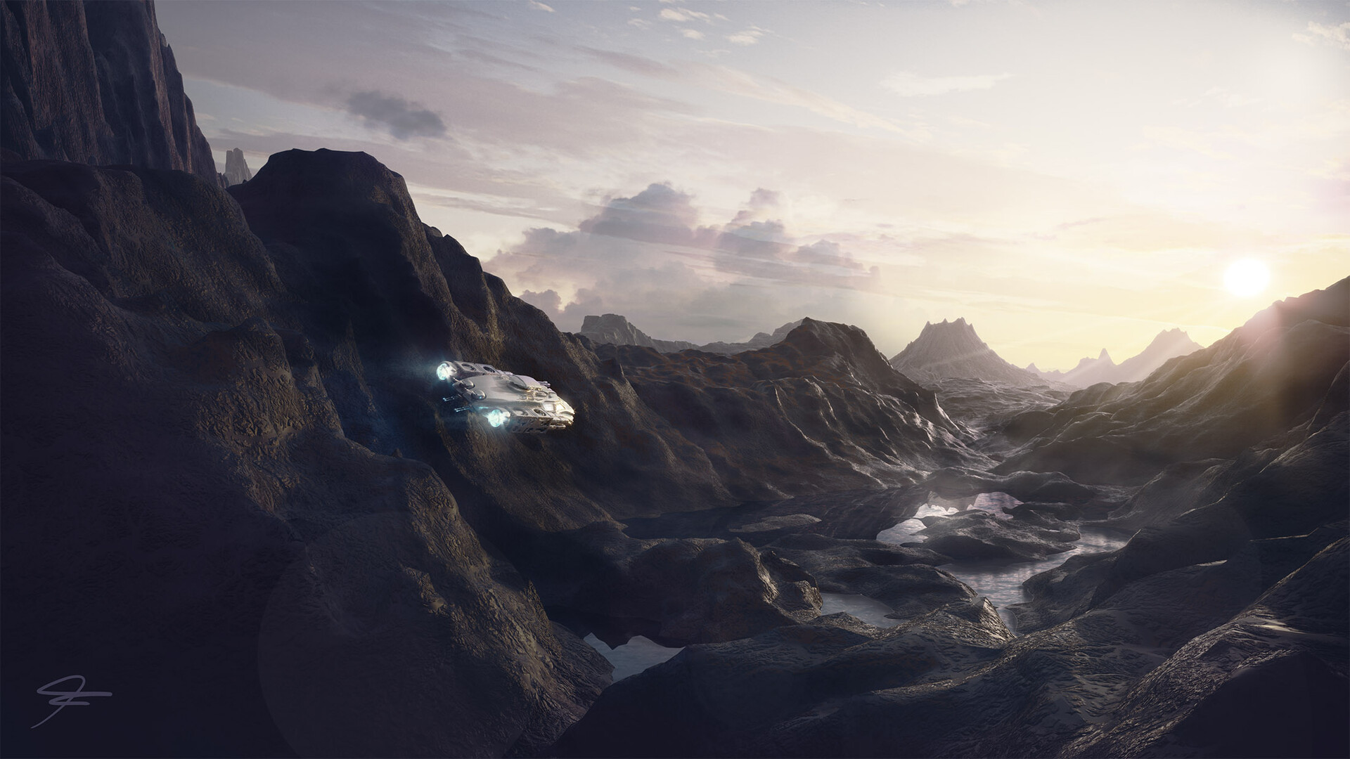 ArtStation - Exploring Another Planet