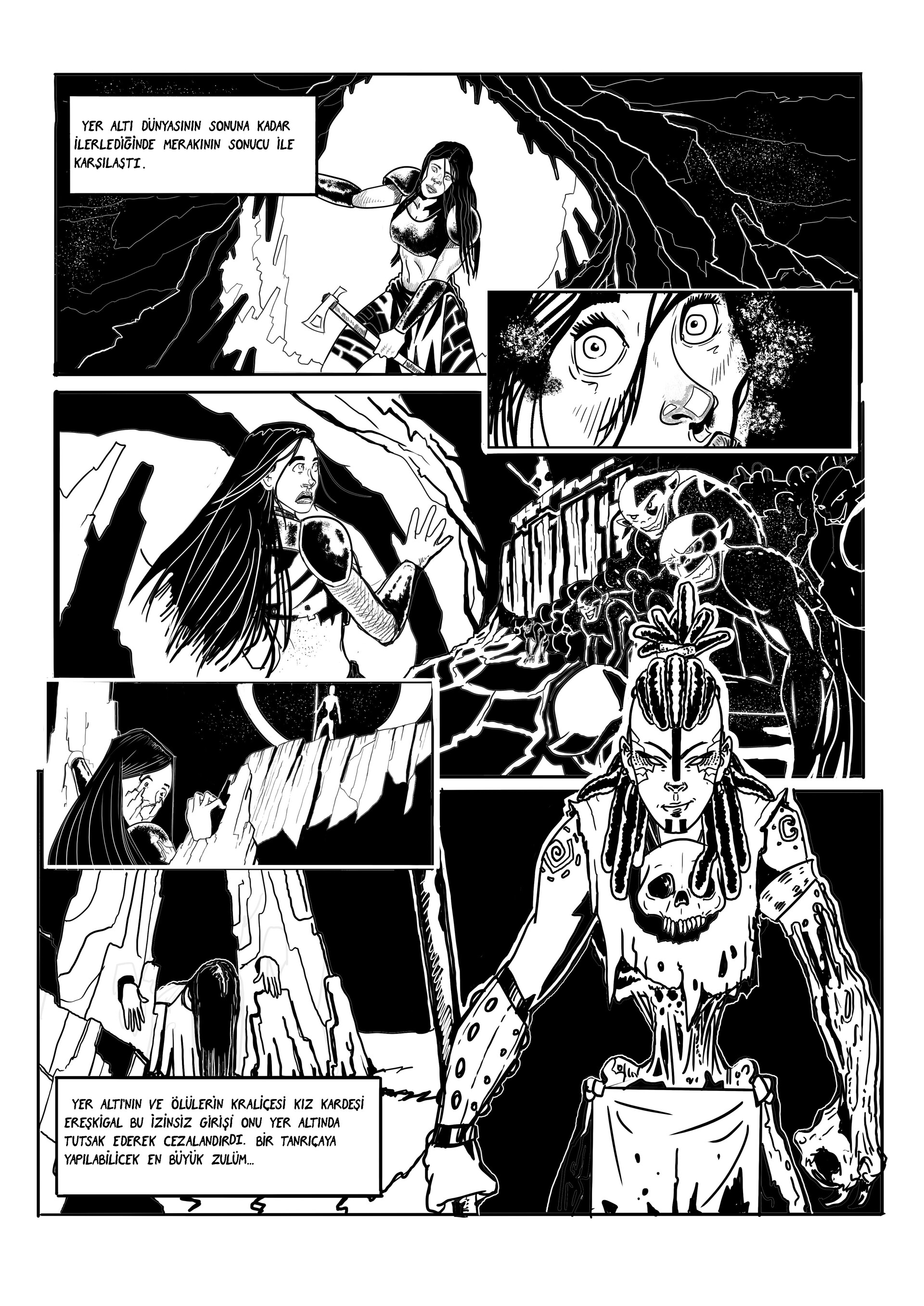 ArtStation - Some pages from the comic book series "tammuz" inspired by ...