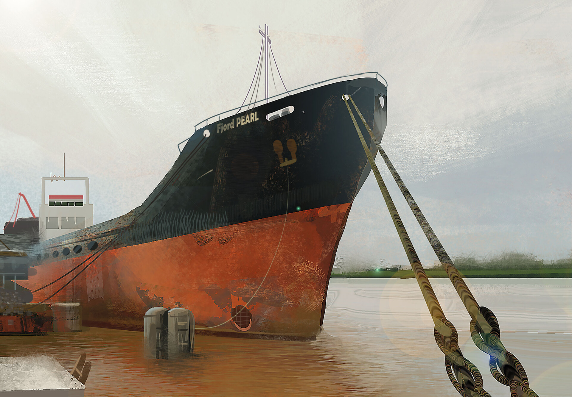 ArtStation - ship sketch