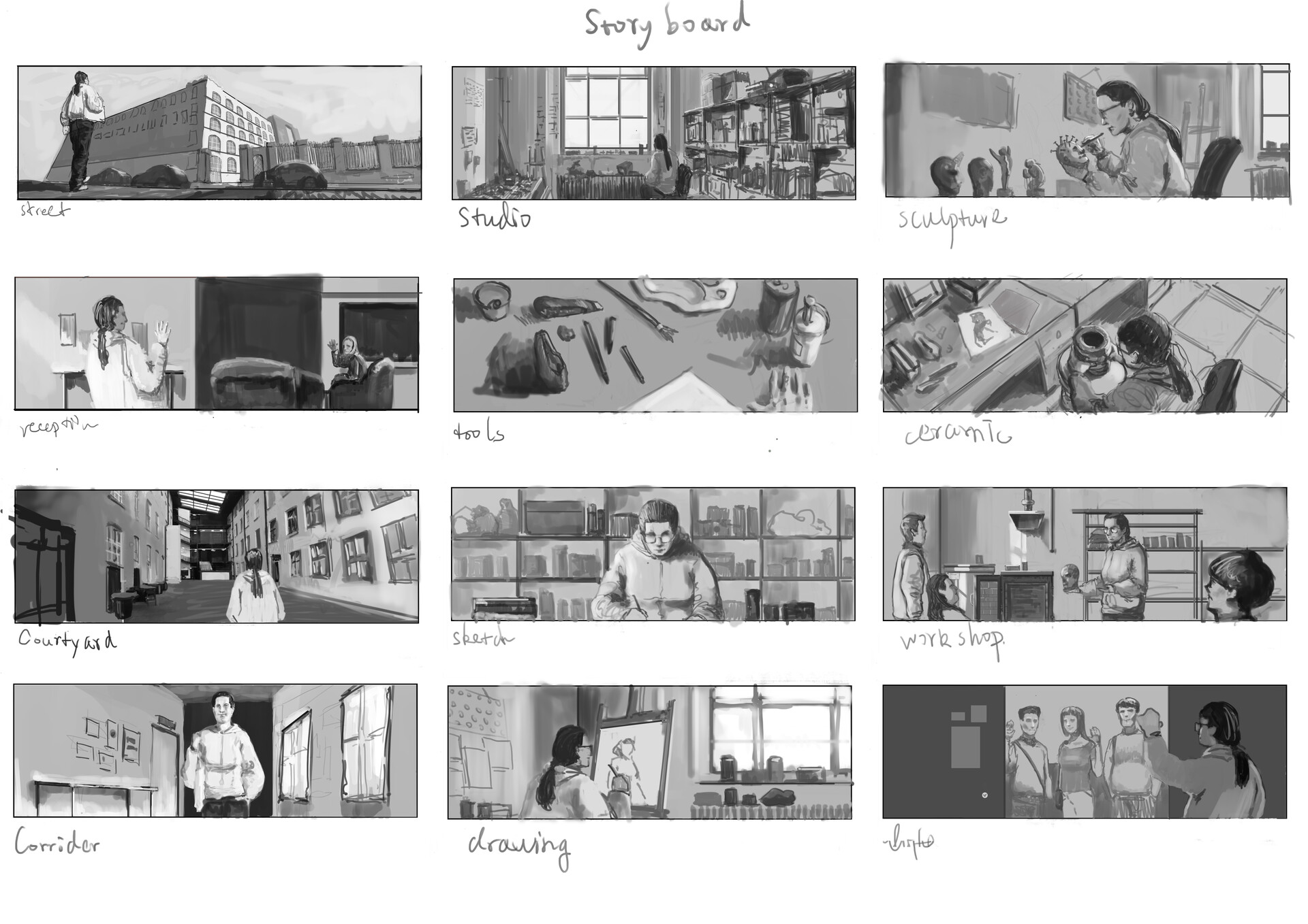 ArtStation - Storyboard atte,pt