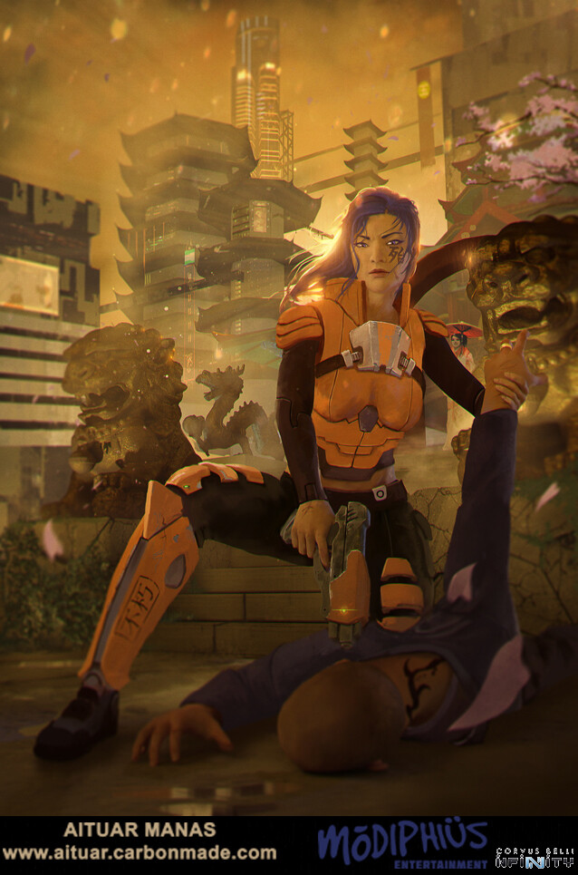 Aituar Manas - Celestial Guard_by AituarManas