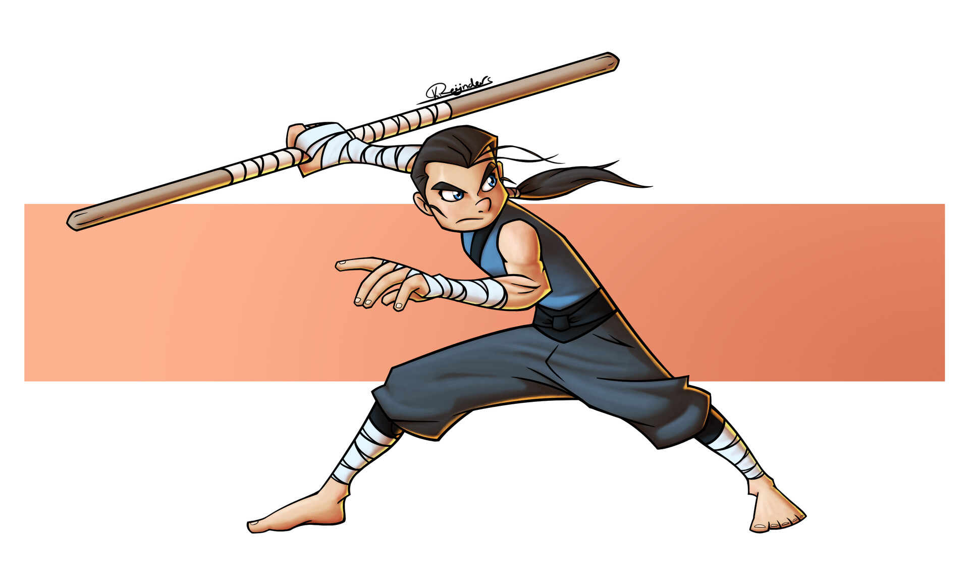 ArtStation - Kyara - SenSec Dojo outfit