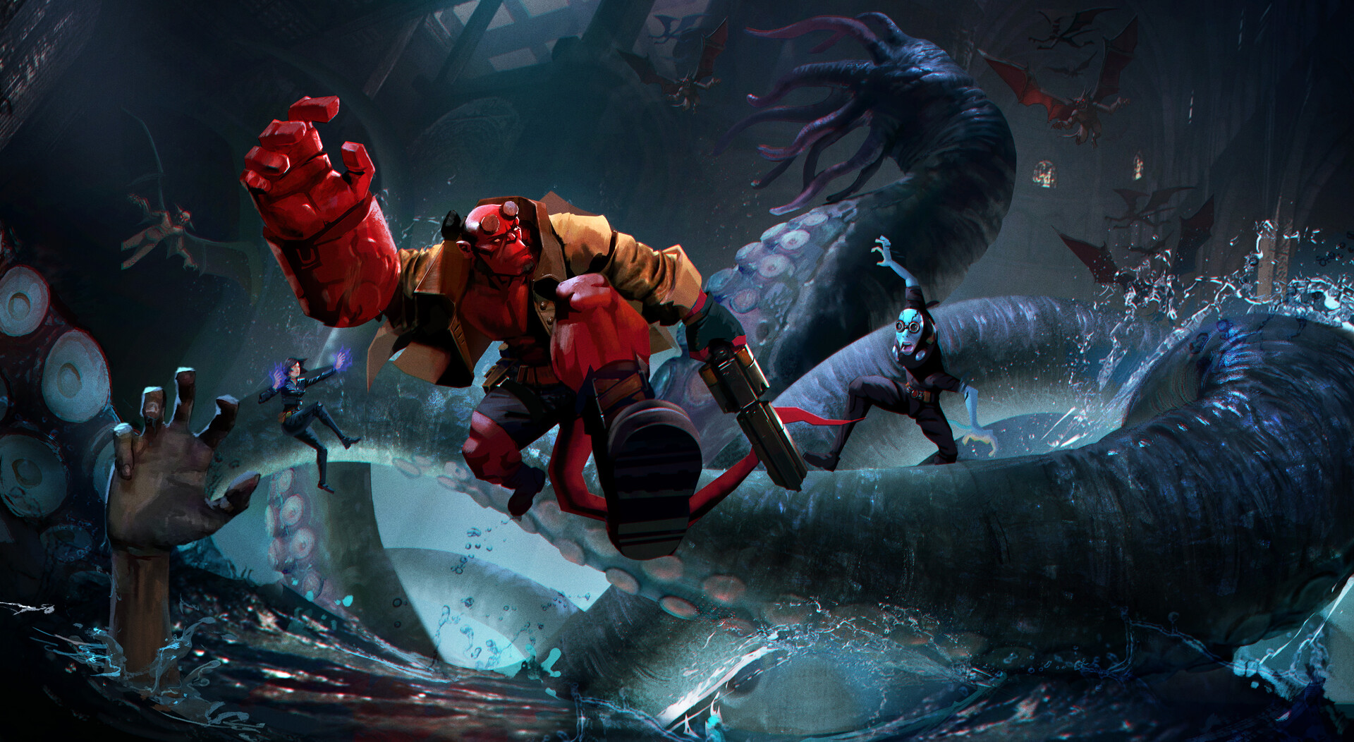ArtStation - Hellboy Fant art