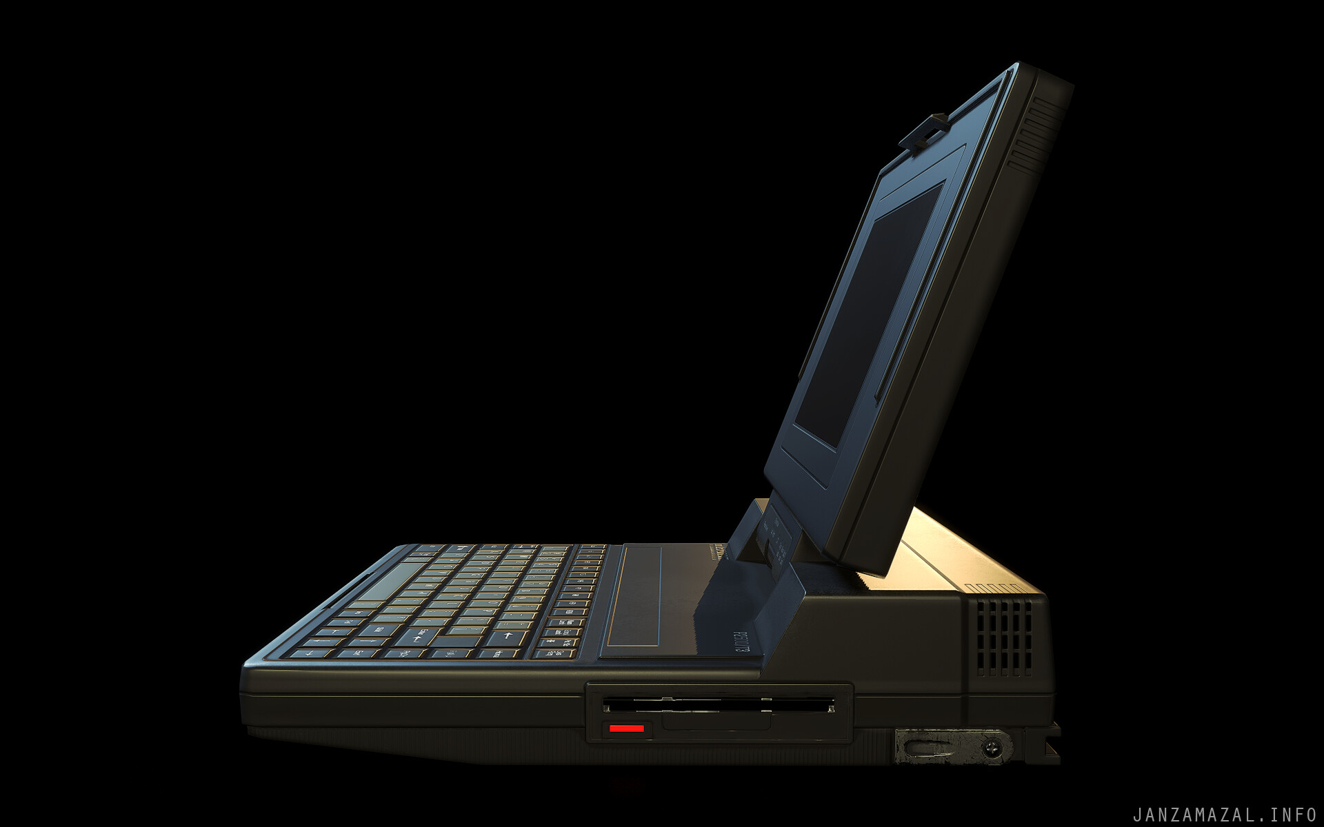 Jan Zamazal - 80s Laptop (Toshiba T3100)