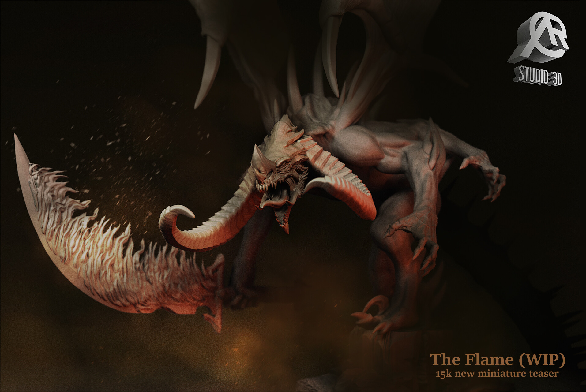 ArtStation - THE FLAME ( WIP)