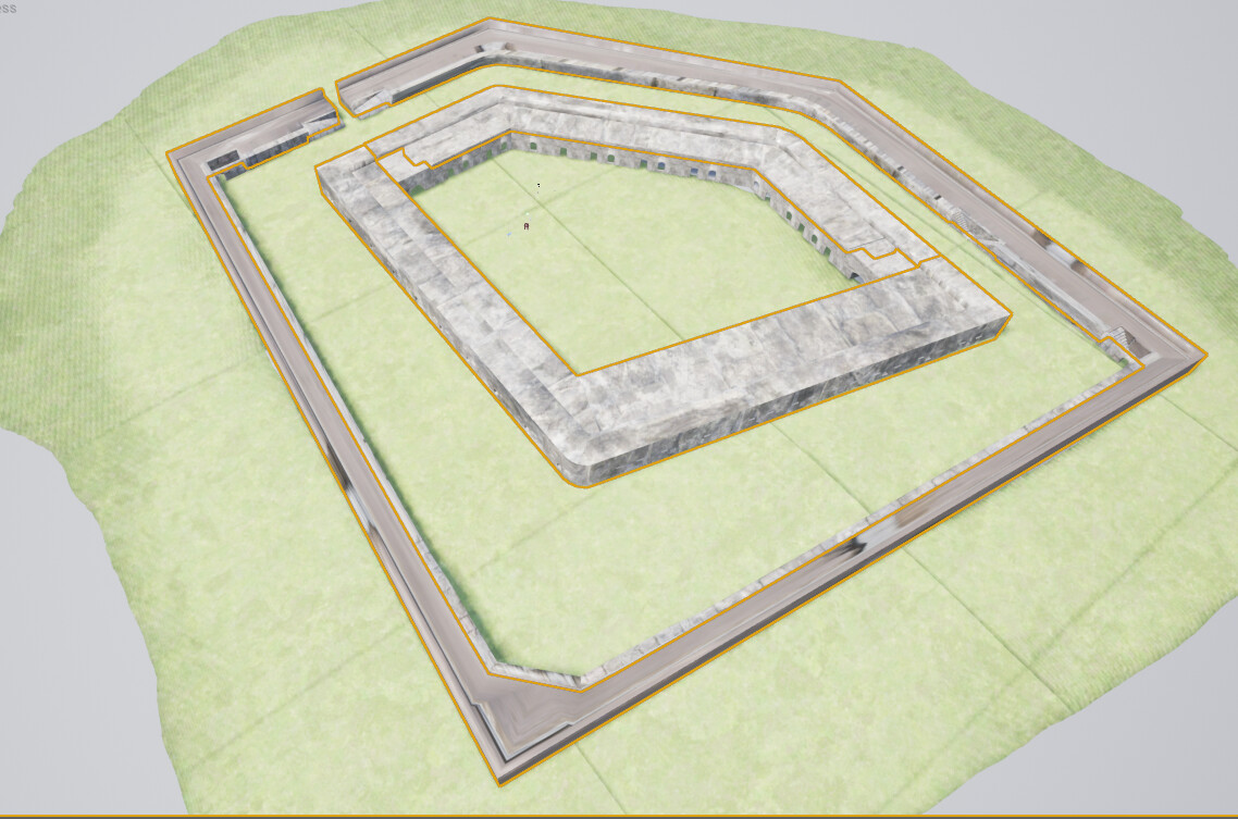 ArtStation - Fort Macon (Work in Progress)