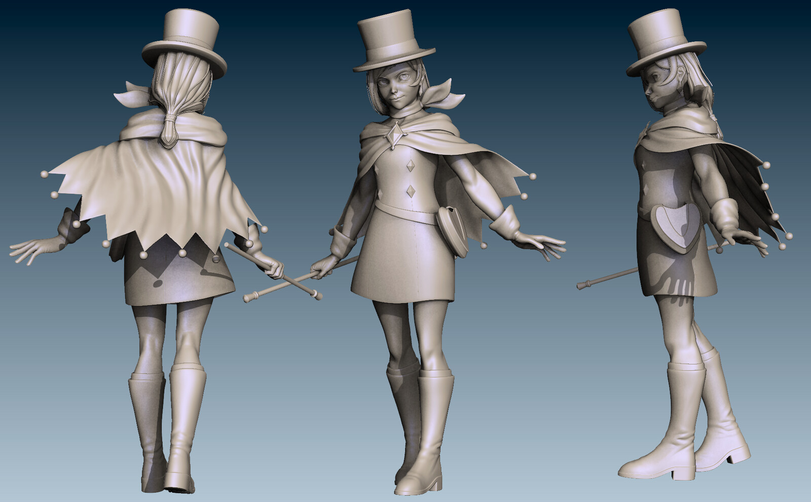 Michail A. Sotirchos - Trucy Wright and The Amazing Mr.Hat Fanart