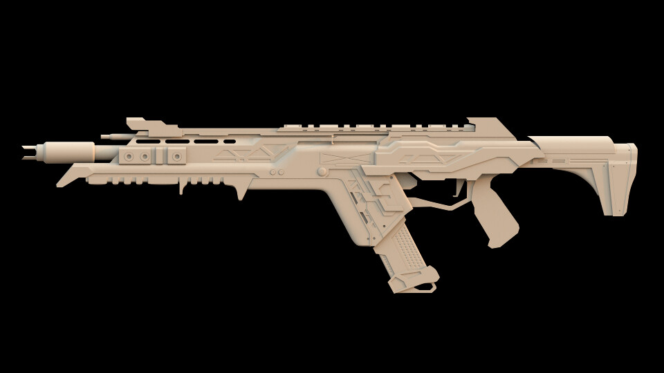 Nick Golden - R-301 Gun Model (WIP)