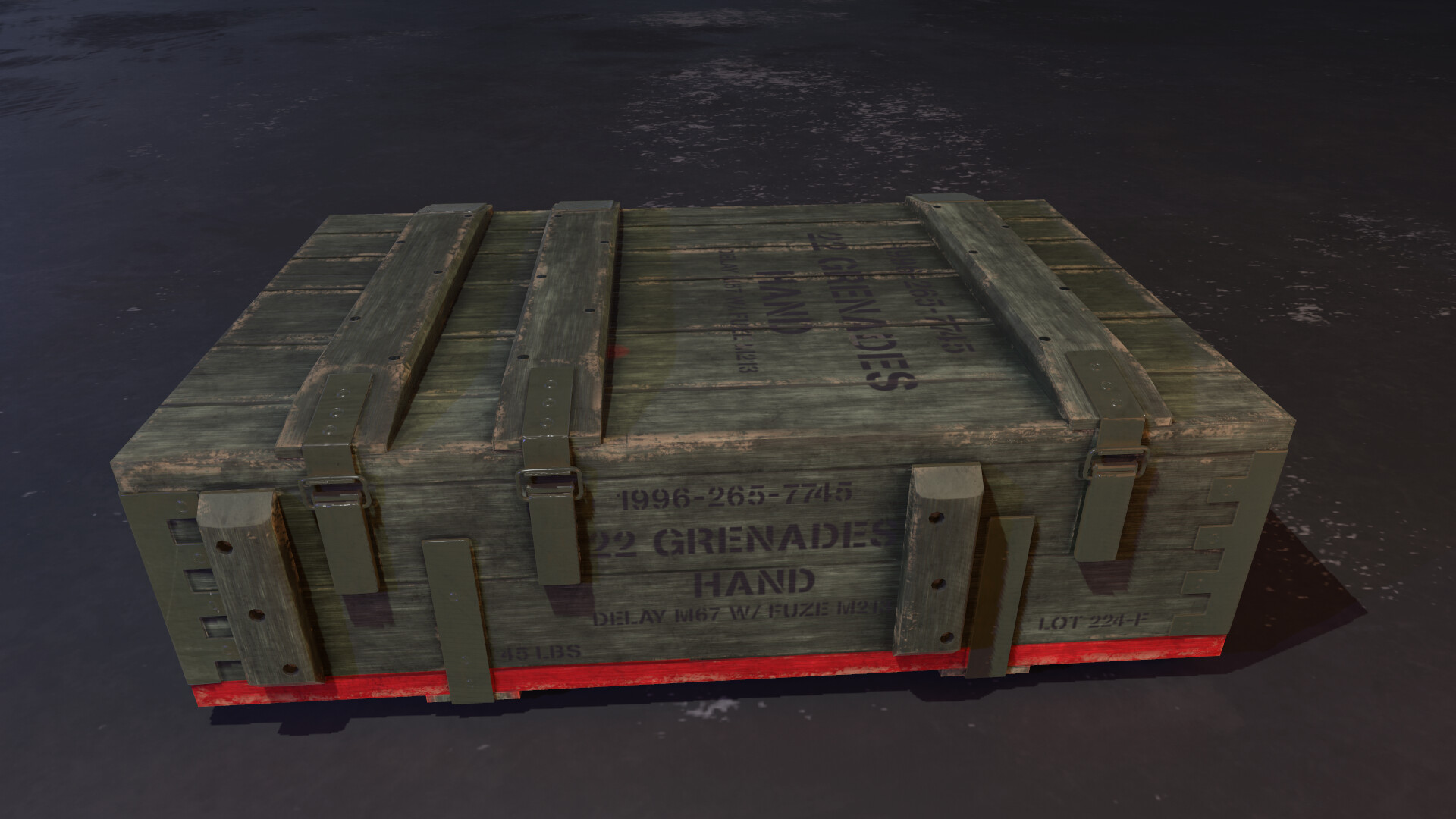 ArtStation - Military Frag Grenade Crate