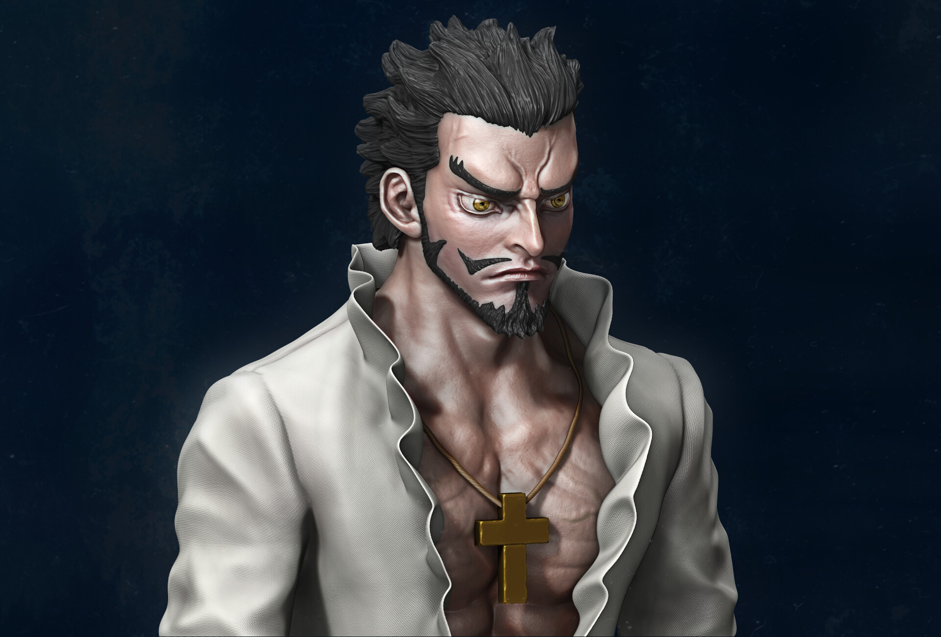 ArtStation - Dracule Mihawk - Fanart, Matheus Rocha