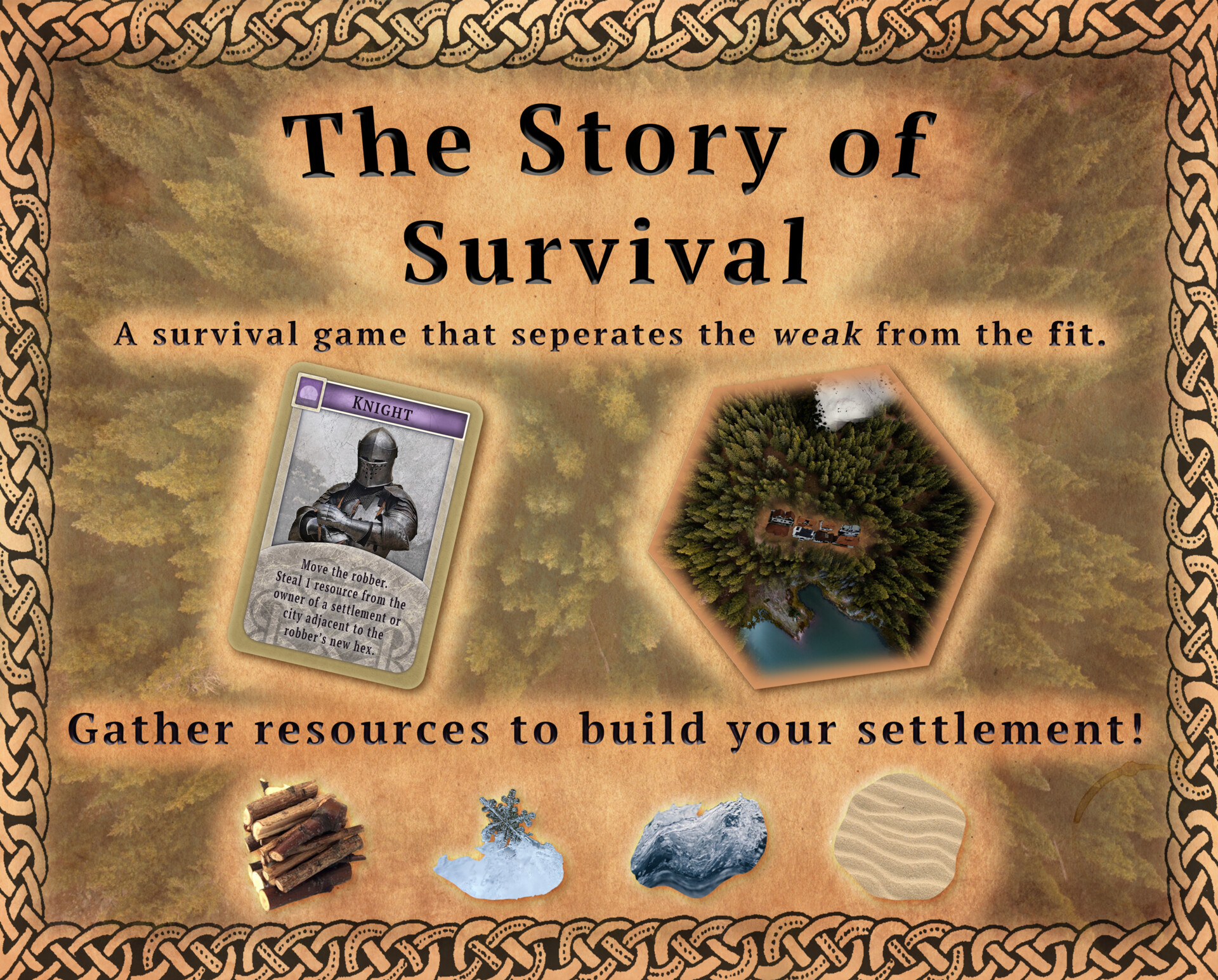 ArtStation - The Story of Survival-Board Game