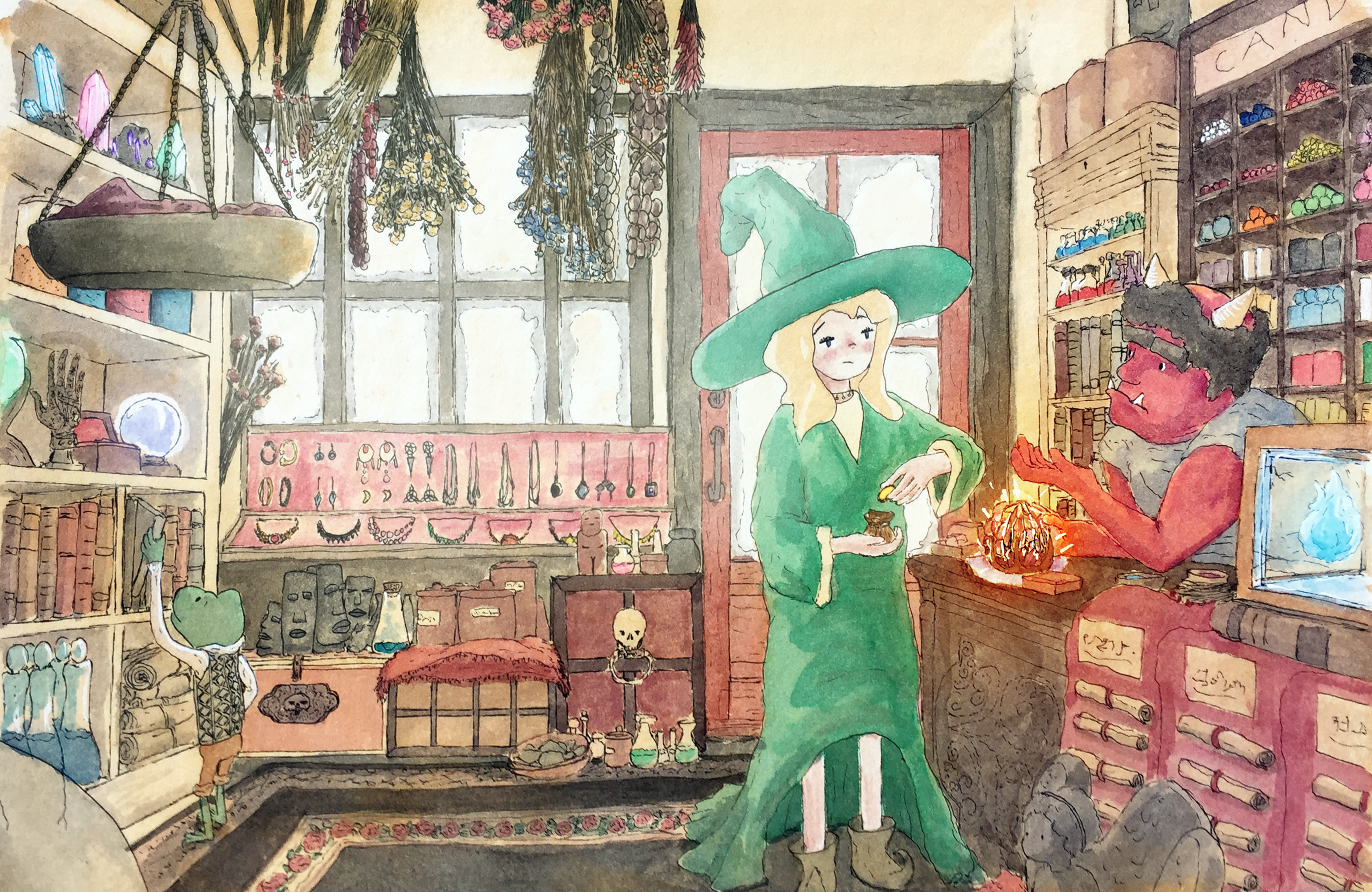 The Dragon Gem by Andrew Lozano : r/ImaginaryWitches