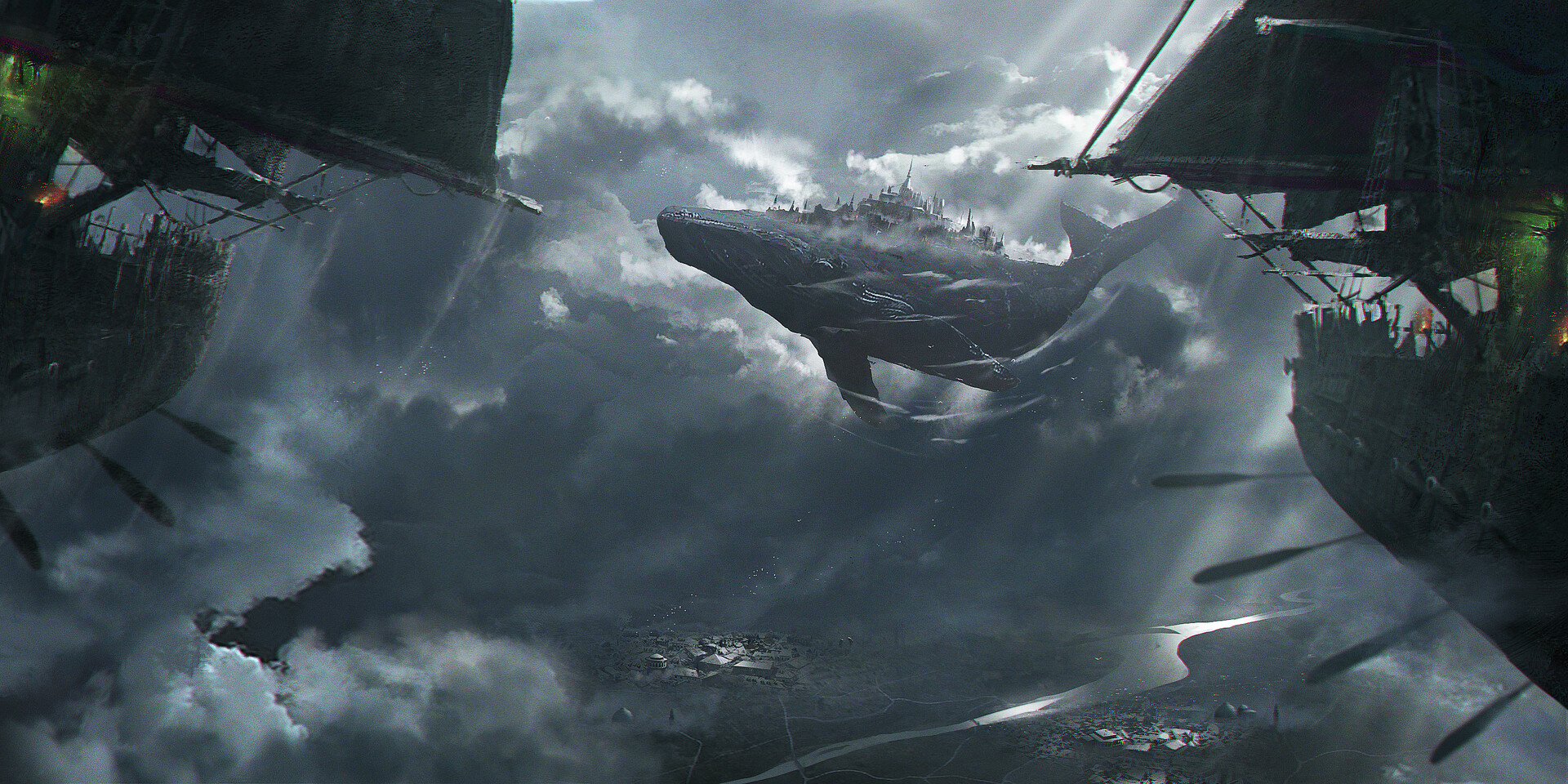 ArtStation - Floating city