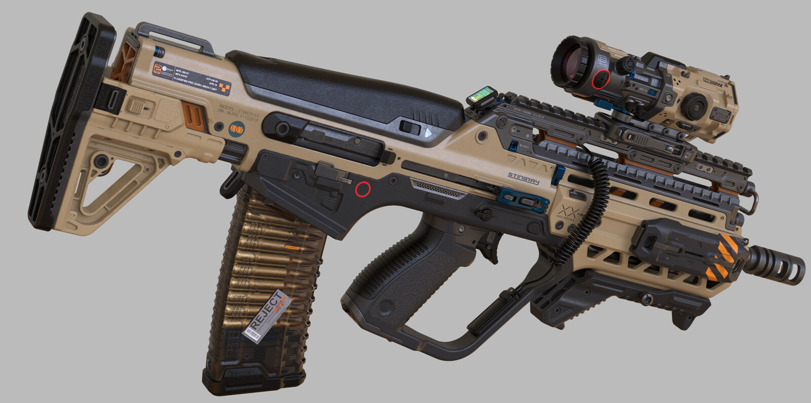 A G R É - BULLPUP RIFLE DESIGN