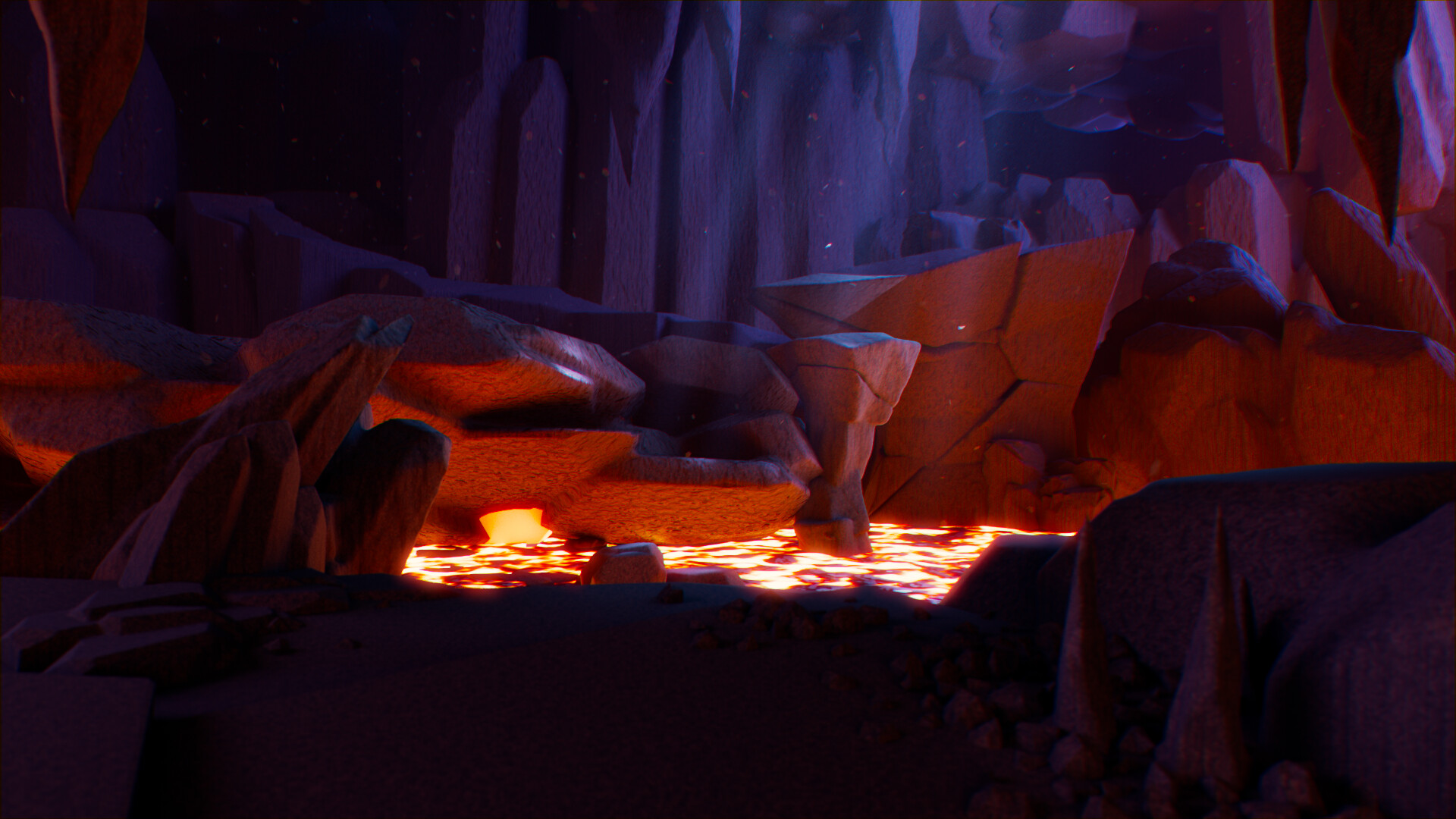 ArtStation - Lava Cave