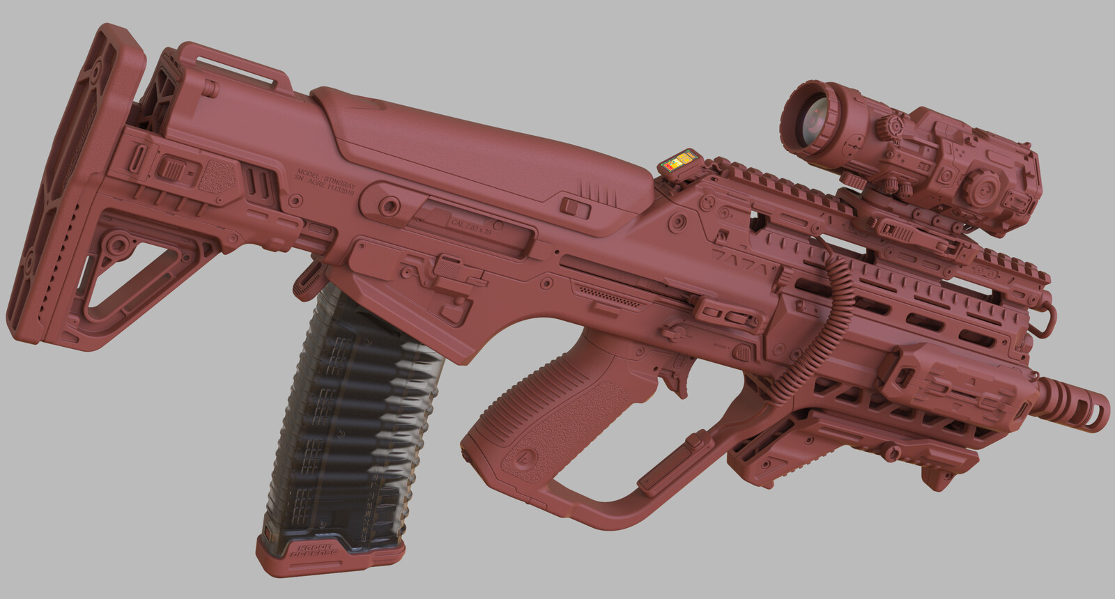 A G R É - BULLPUP RIFLE DESIGN
