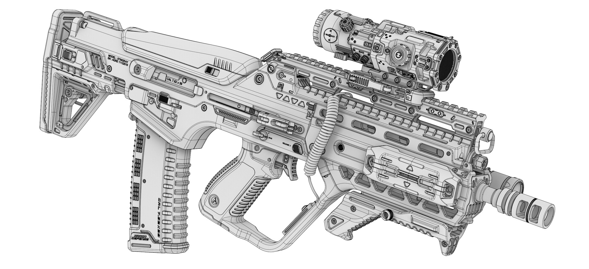 A G R É - BULLPUP RIFLE DESIGN