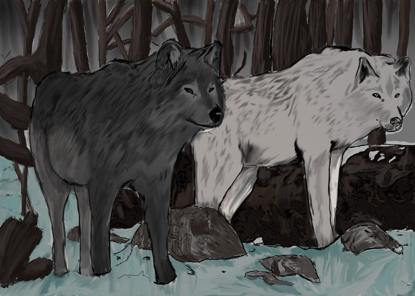 Michaela Van Buren - Alpha and Beta Wolf