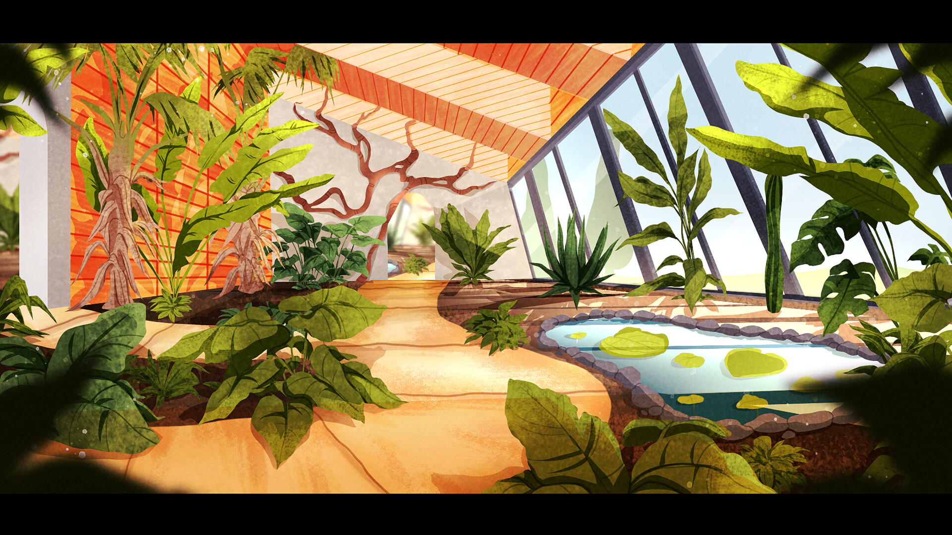 ArtStation - Botanical Garden, Jessica Bernadette